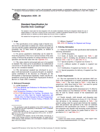 ASTM A536 − 24- Standard Specification for Ductile Iron Castings ...
